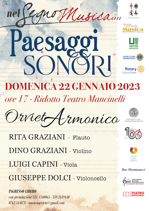 Paesaggi Sonori al Ridotto del Teatro Mancinelli | Scuola Comunale di ... Paesaggi Sonori al Ridotto del Teatro Mancinelli | Scuola Comunale di ...